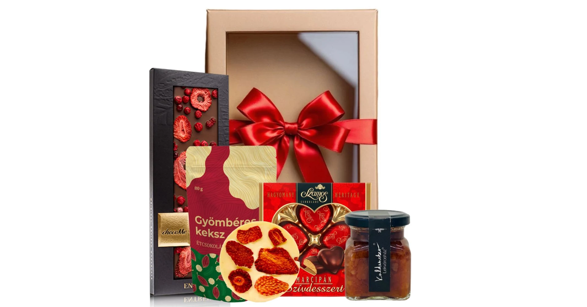 Ajándékcsomag Valentin napra - Ajándékküldés díszdobozban