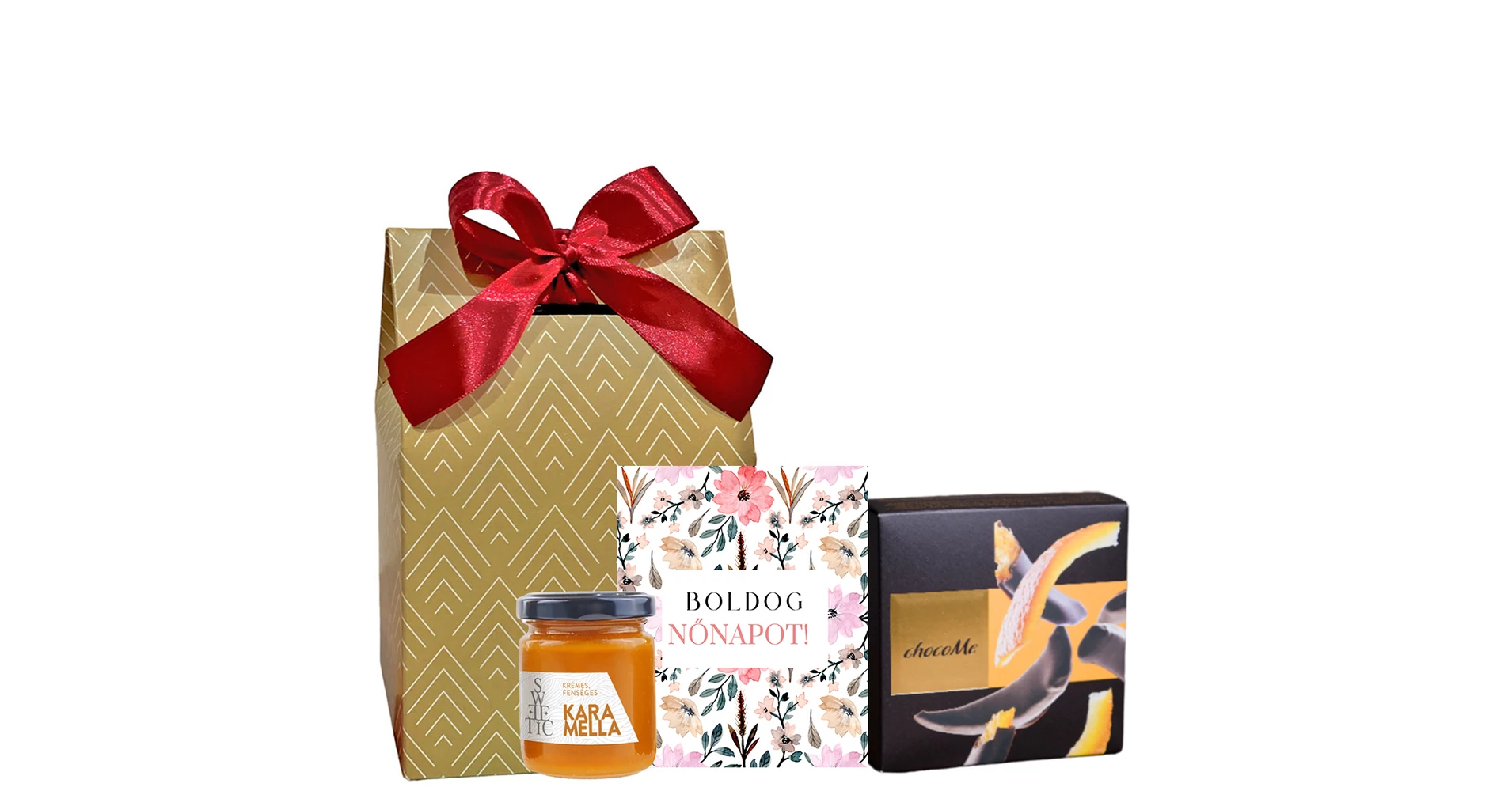 Narancsos nőnapi ajándékcsomag - Ajándékküldés díszdobozban