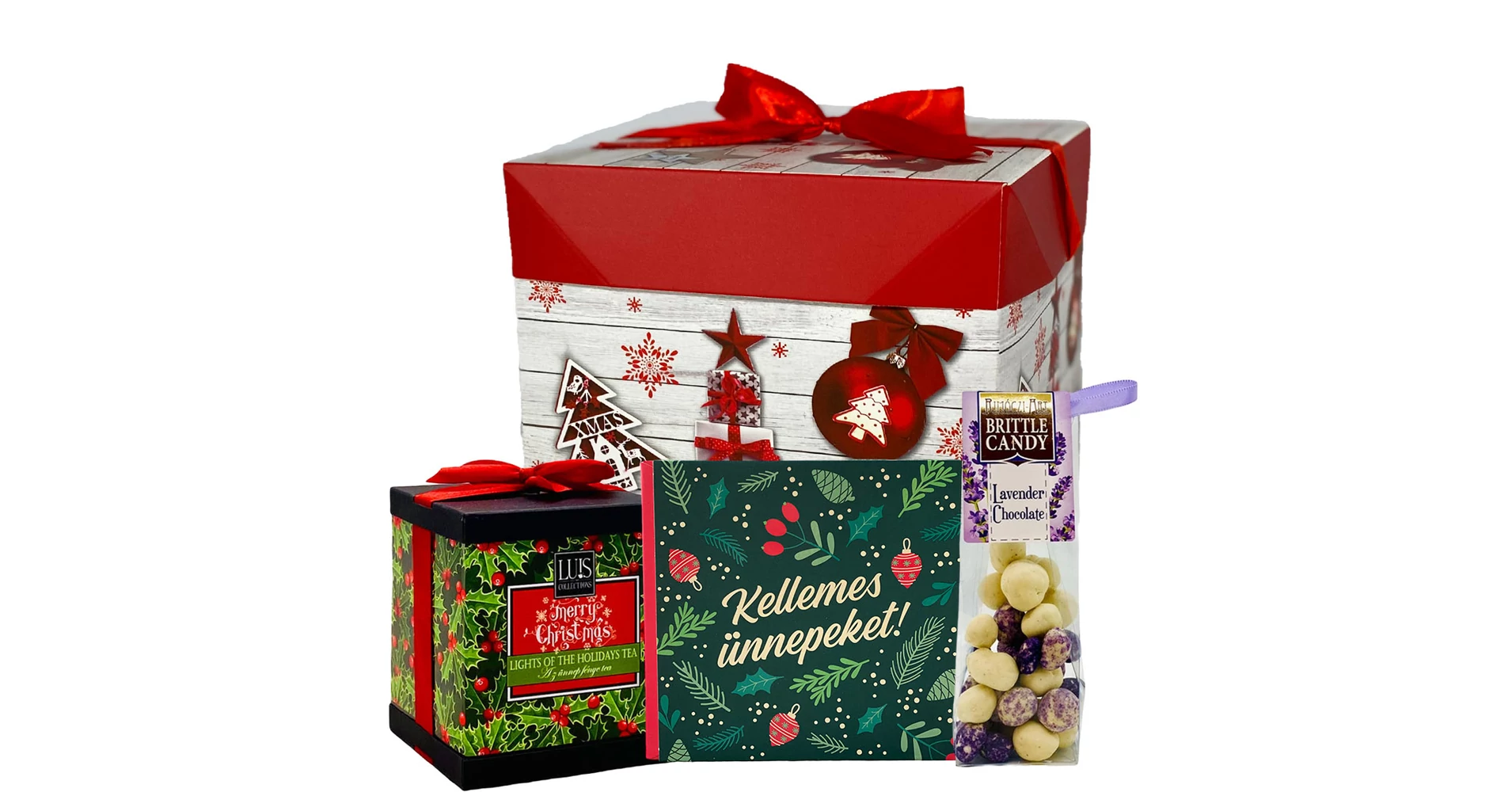 Céges karácsonyi ajándék - Karácsonyi csokis ajándékbox